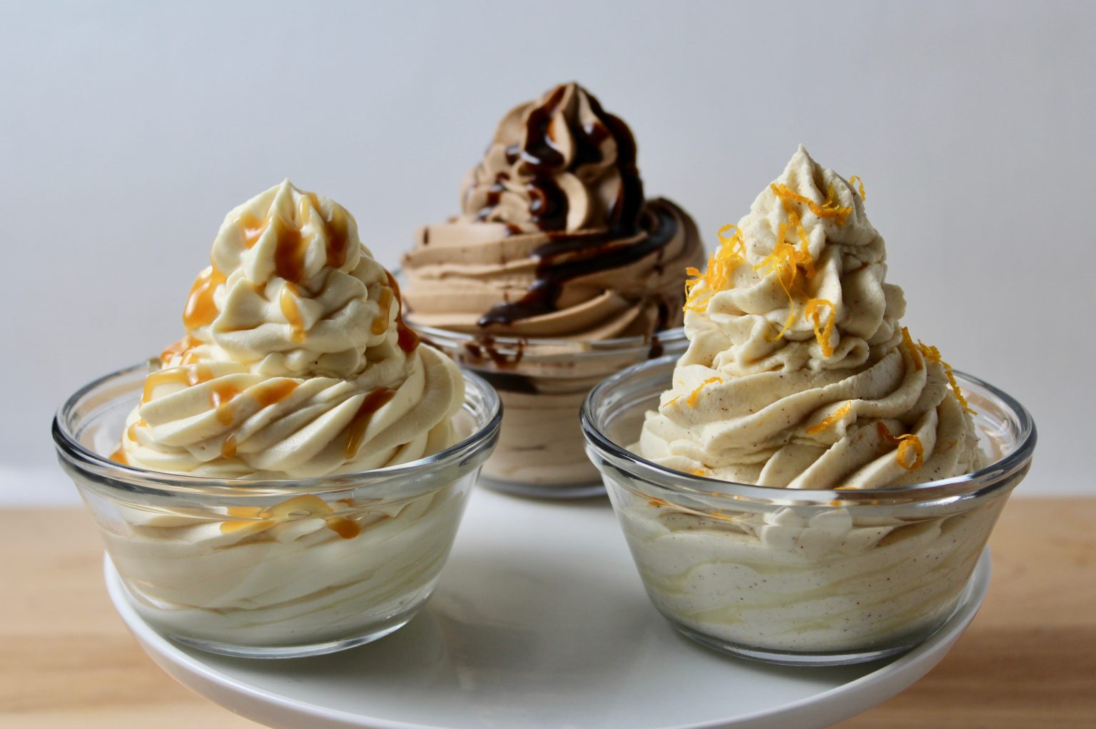 3 Flavored Whipped Creams (Make Ahead) | epicuricloud (Tina Verrelli)