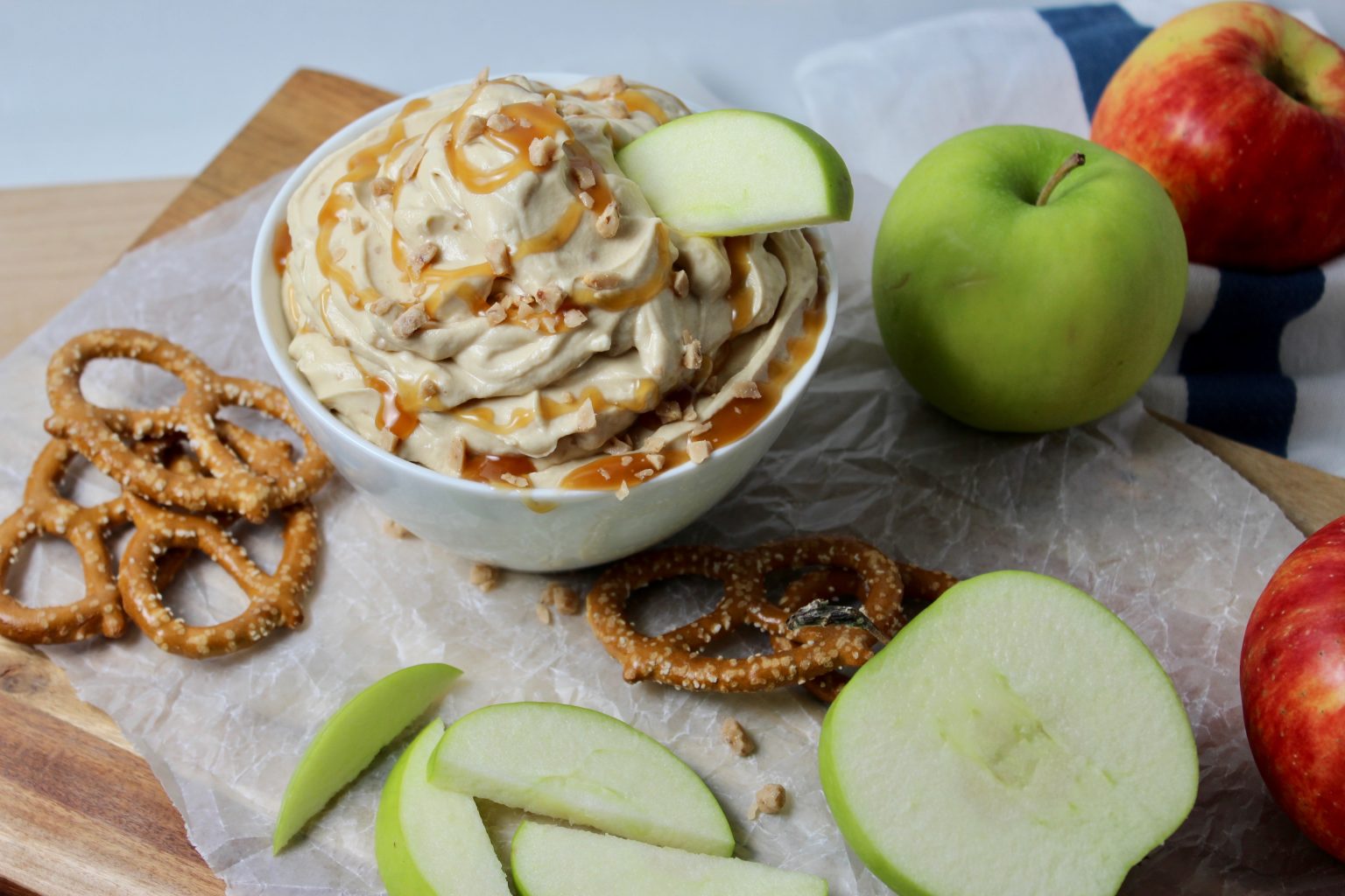 Whipped Caramel Toffee Dip | epicuricloud (Tina Verrelli)