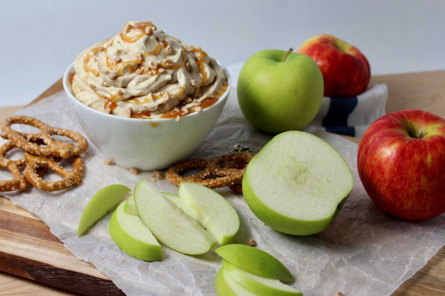 Whipped Caramel Toffee Dip | epicuricloud (Tina Verrelli)
